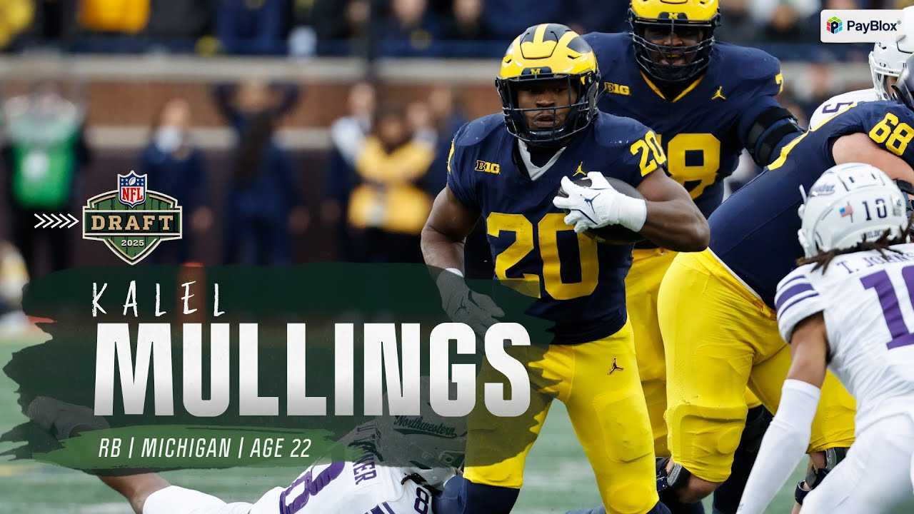 2025 NFL DRAFT HIGHLIGHTS: Kalel Mullings | RB | Michigan - YouTube