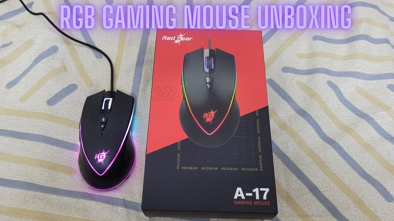 RBG Gaming Mouse Unboxing | Backlit RBG Mouse | Rainbow 🌈 color Mouse ...
