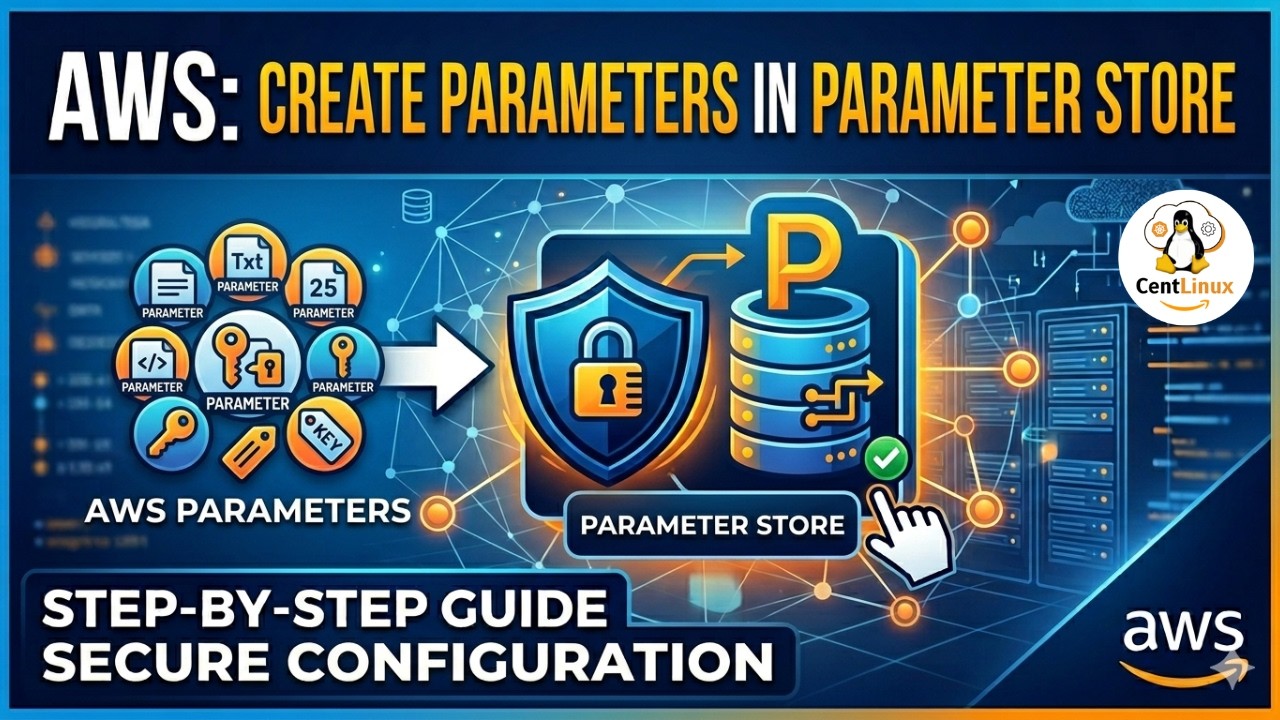 How to create Parameters in AWS Parameter Store - YouTube