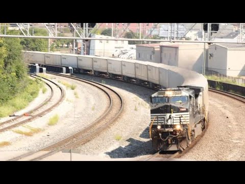 (NS Lafayette District) NS 255 WB at Lafayette Jct - YouTube