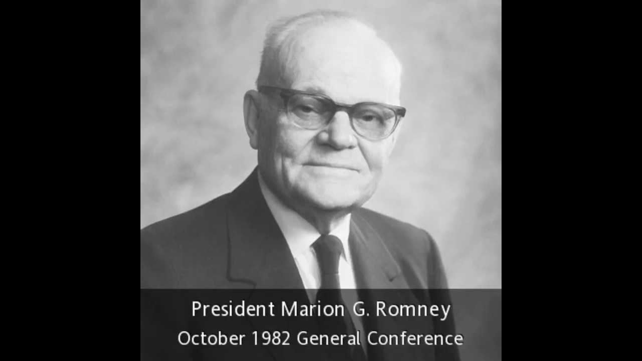 Marion G. Romney, Gratitude and Thanksgiving - YouTube