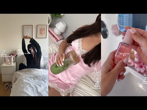 Morning routine 🩷 tiktok compilation✨