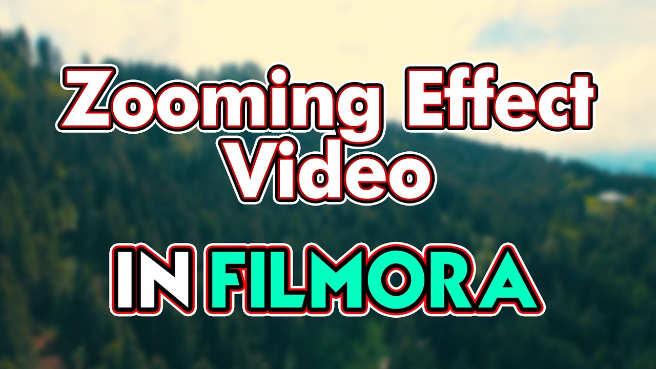 How to make Zooming Effect Video in Filmora 9 // MY FIRST FILMORA VIDEO ...