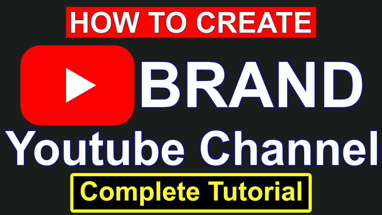 how to create a brand youtube channel on pc 2024 | Amir Tech Info - YouTube