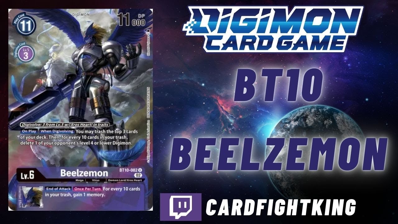 BT10 Beelzemon Deck Profile | Digimon Card Game - YouTube
