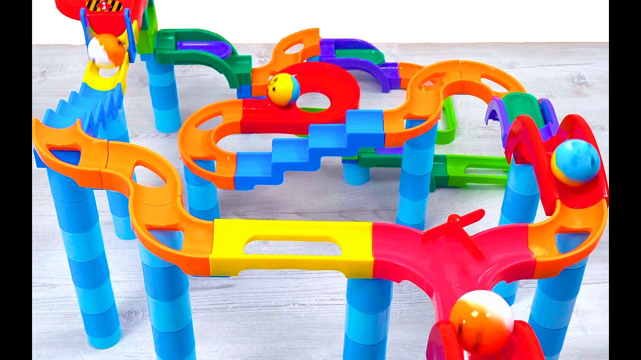 Power Spin Marble Run Compilation - YouTube