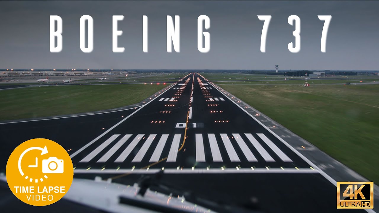 BOEING 737 Landing cockpit view INCREDIBLE timelapse | Norwegian - YouTube