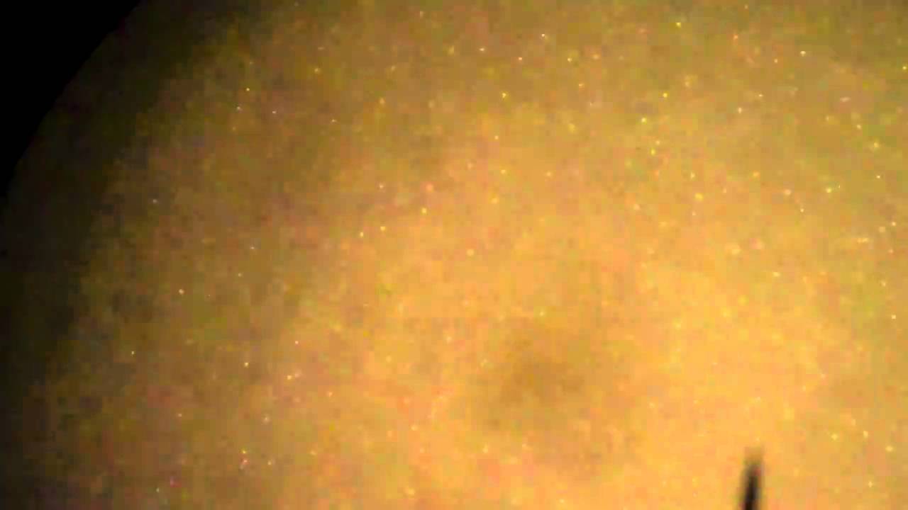 Smoke cell showing Brownian motion - YouTube