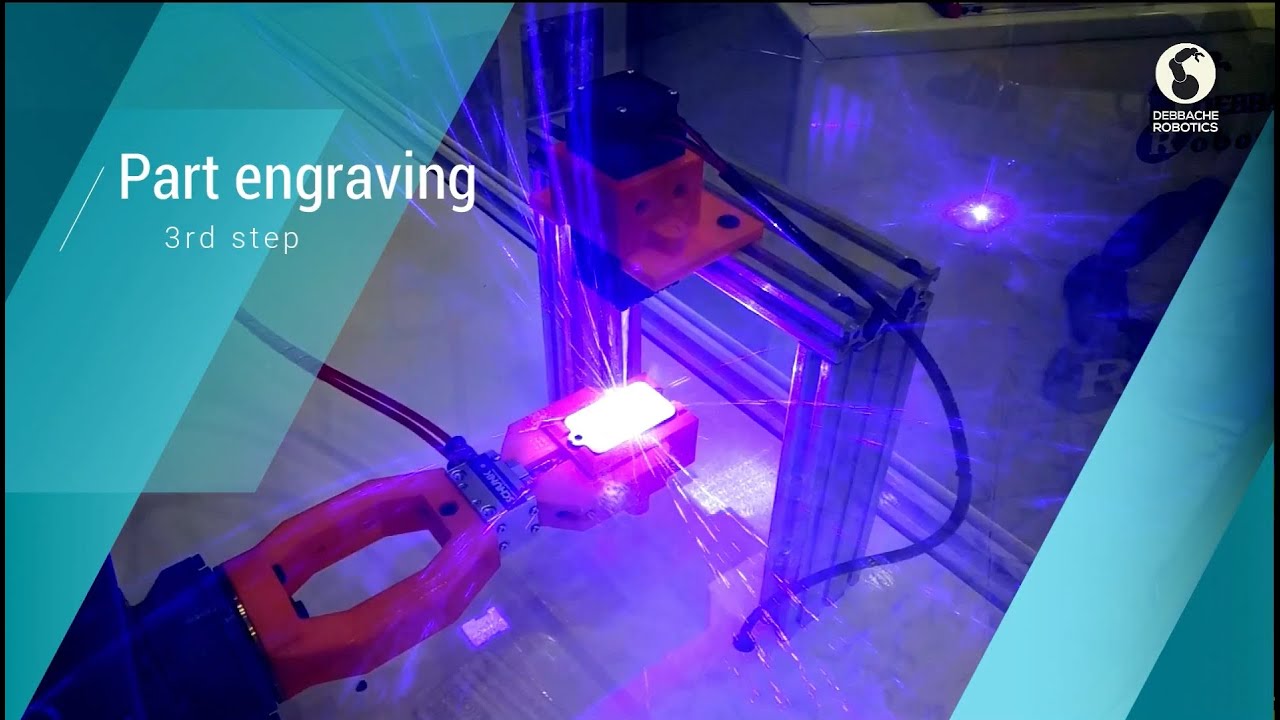 YASKAWA LASER ENGRAVING CELL - YouTube