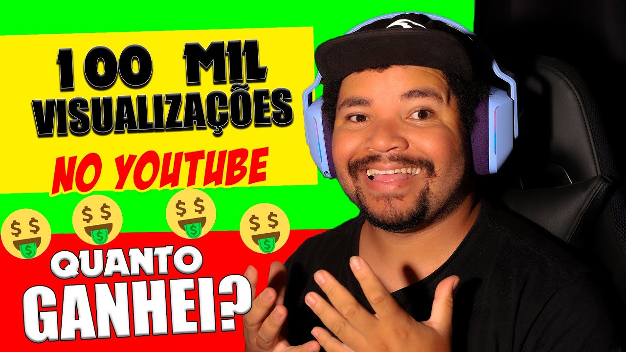 Quanto O Youtube Paga Por 100 Mil VisualizaÇÕes Mostrei Tudo Youtube