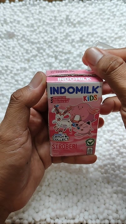 Mencari dan menemukan susu indomilk kids rasa stroberi di styrofoam #huntingjajan #jajan # ...