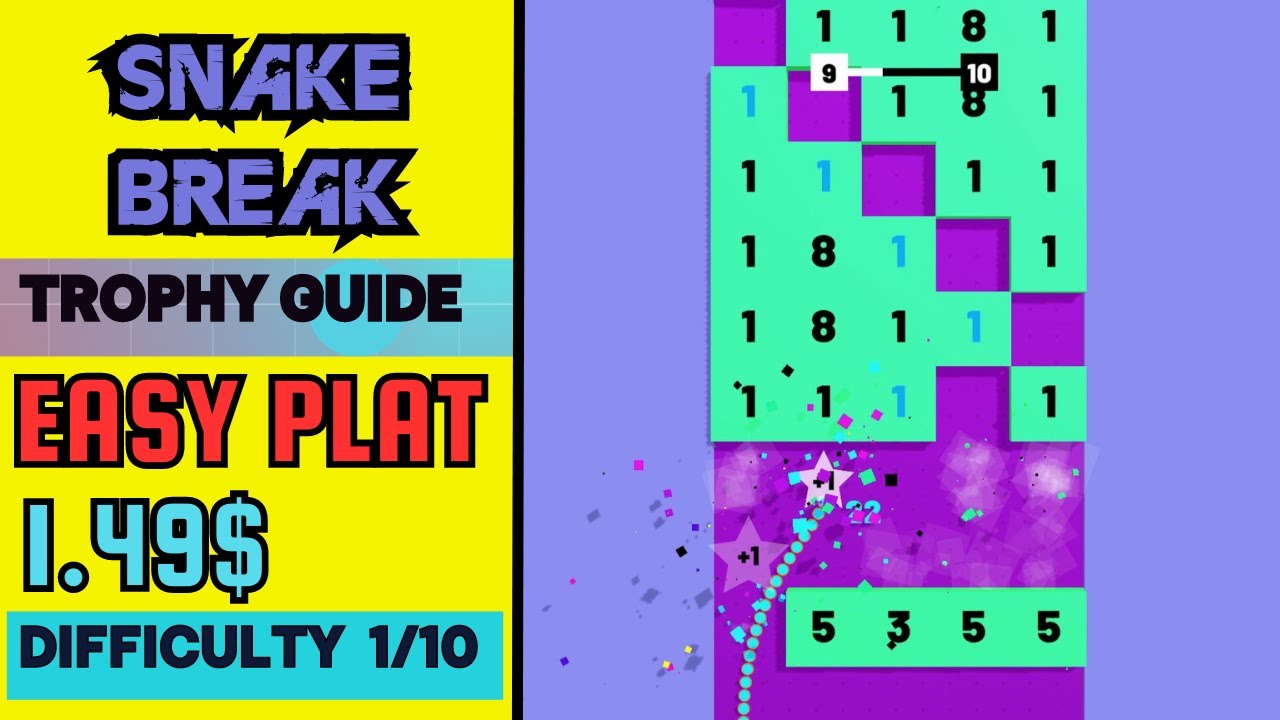 Snake Break Trophy Guide / Achievement Guide | Full Platinum ...