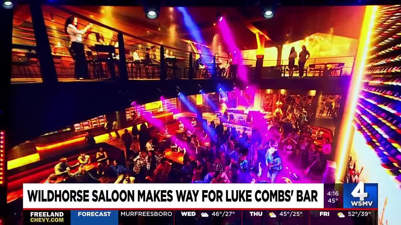 Wildhorse Saloon closes, makes way for Luke Combs' bar - YouTube