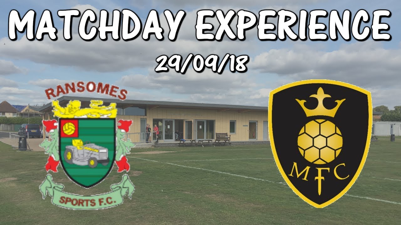 RANSOMES SPORTS vs MENDLESHAM | Match Day Experience - YouTube