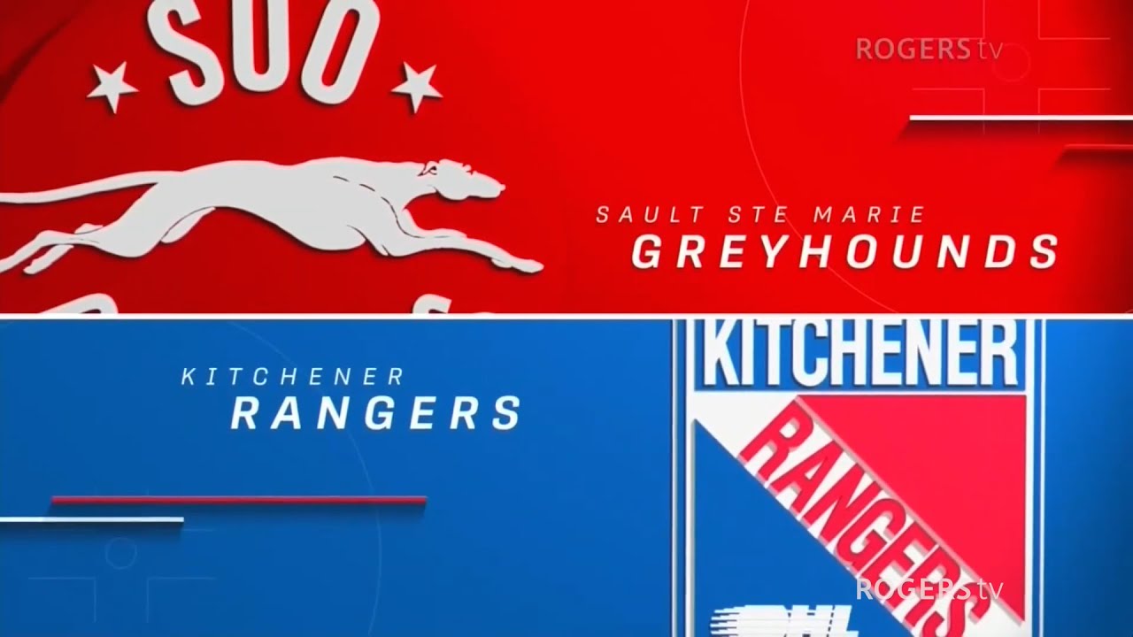 OHL on Roger's TV: Soo Greyhounds vs Kitchener Rangers-Highlights ...