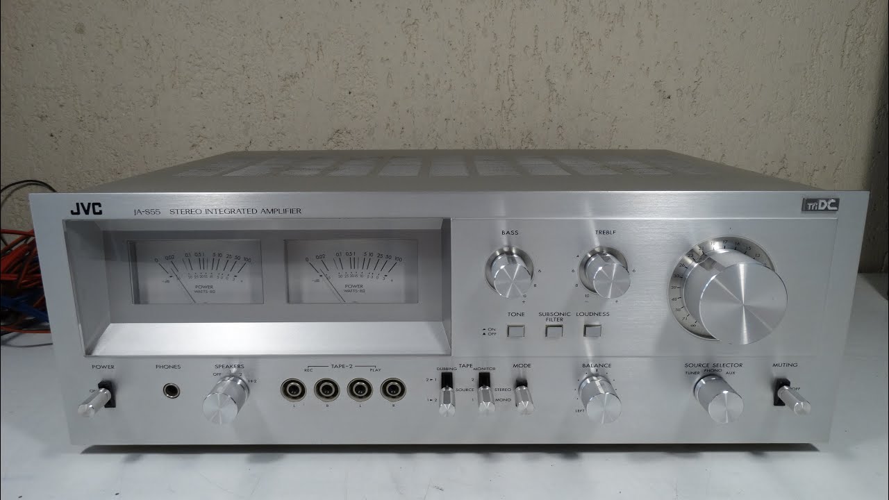 AMPLIFICADOR INTEGRADO JVC JA-S55 JAPAN 1978 - YouTube