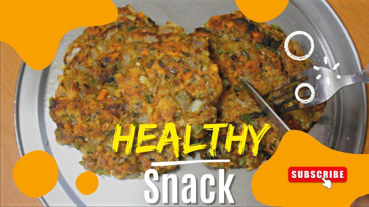 Healthy and tasty vegetable pan cake with atta/wheat flour method 2 ...