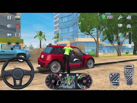 Let's Drive a Mini Cooper Car on OLA Mode | Taxi Sim 2022 | - YouTube