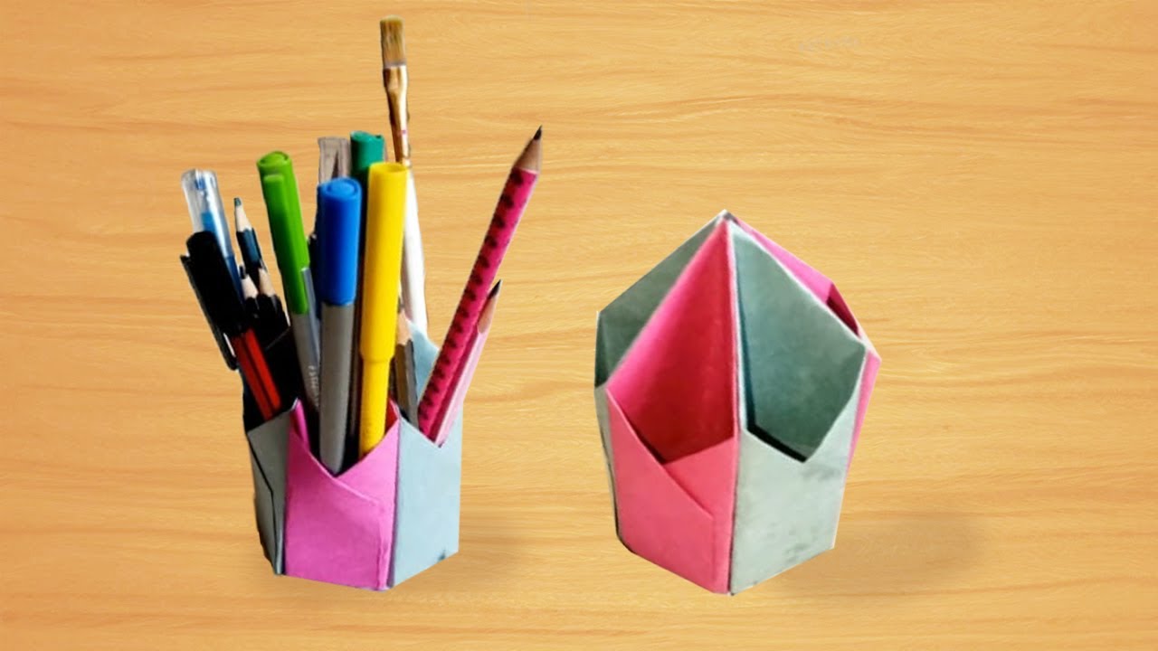 DIY Easy Pen Stand - YouTube