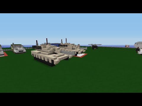Minecraft How to Build:Tank - YouTube