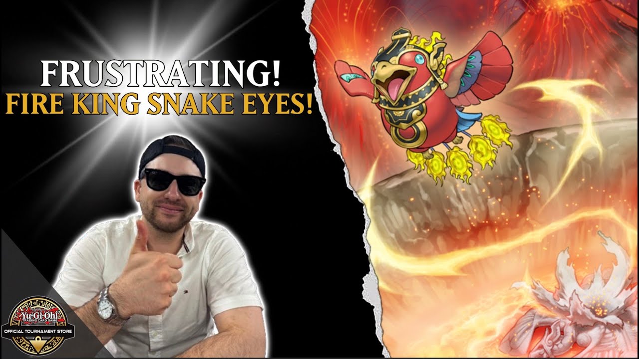 Fire King Snake Eyes Won't Go Away! - YouTube