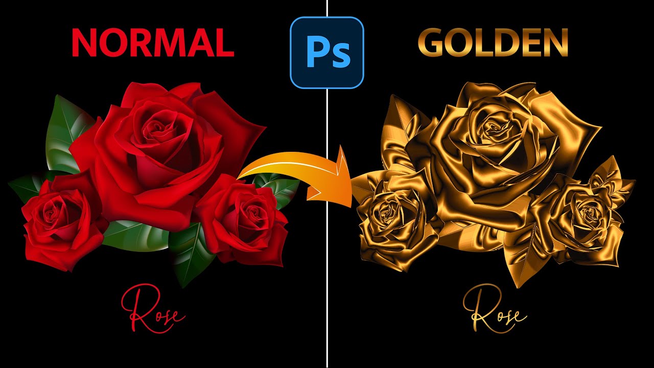 Gold Effect in Photoshop | Turn Anything into Gold | Photoshop Tutorial ...