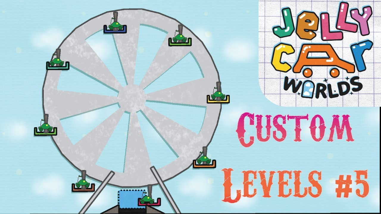 JellyCar Worlds - Custom Levels #5 - Step Right Up - Commentary ...