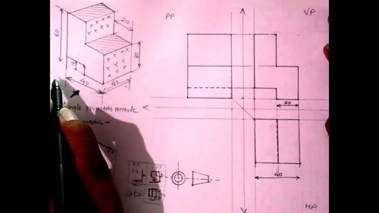ORTHOGRAPHIC PROJECTION PART 4 - YouTube