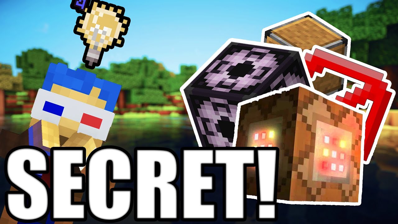 How to get 9 SECRET Items in Minecraft Bedrock - YouTube