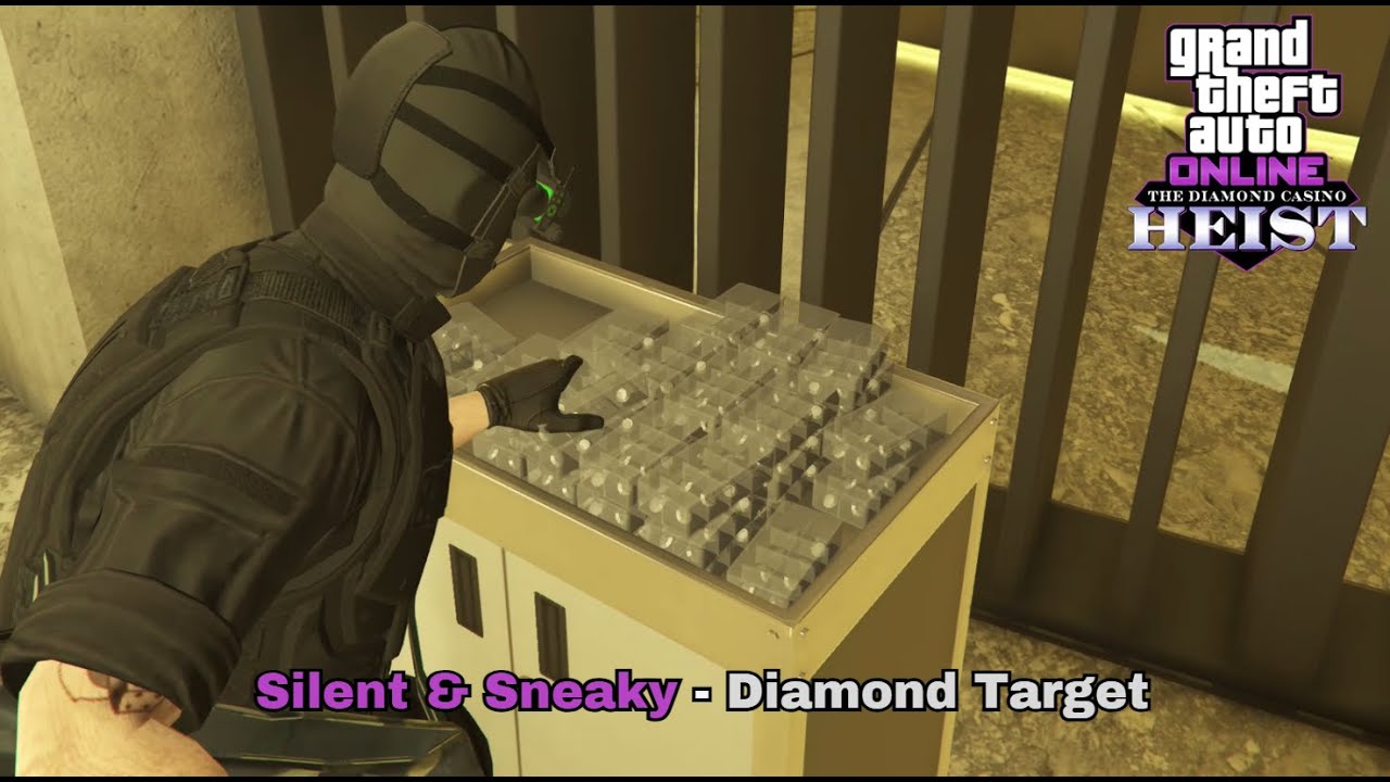 GTA Online Diamond Casino Heist - Silent & Sneaky Approach (Diamonds ...