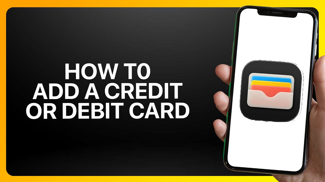 How To Add A Credit Or Debit Card To Apple Wallet 2025! Tutorial - YouTube