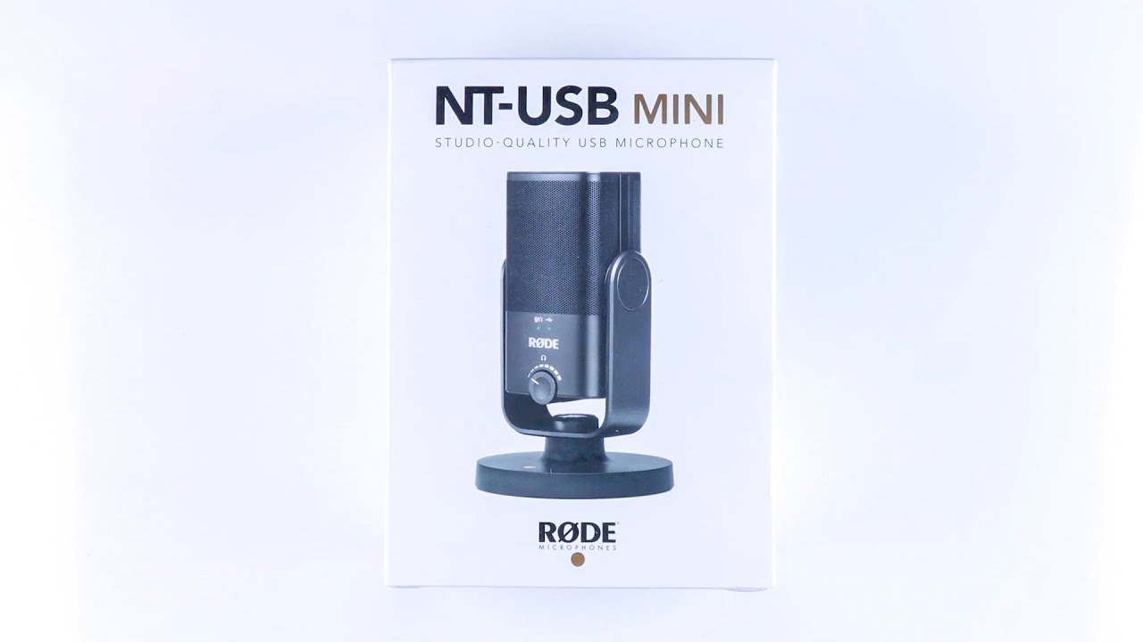 Rode NT-USB Mini Mikrofon Unboxing & Audio Test | TechnikLoft - YouTube