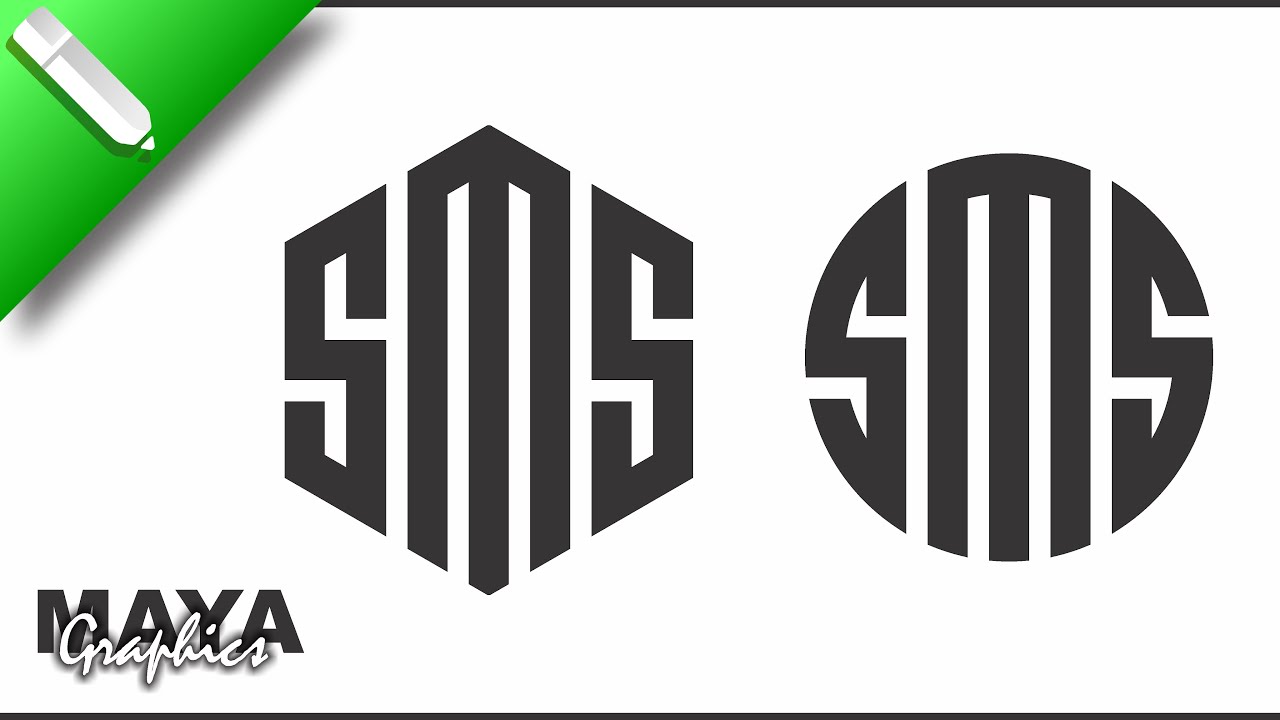 Unveiling the Art of Polygon & Circle Letter Logo Design in CorelDRAW ...