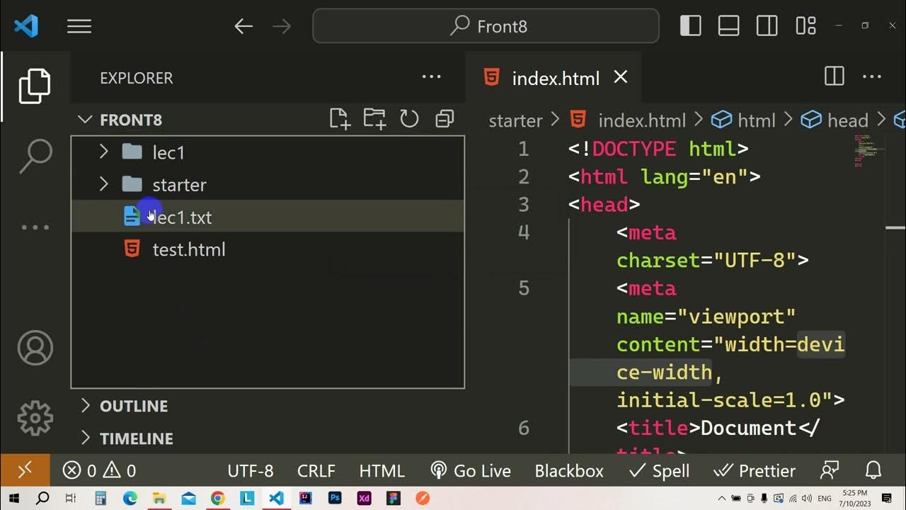 Lec2 - HTML - Part 1 - YouTube