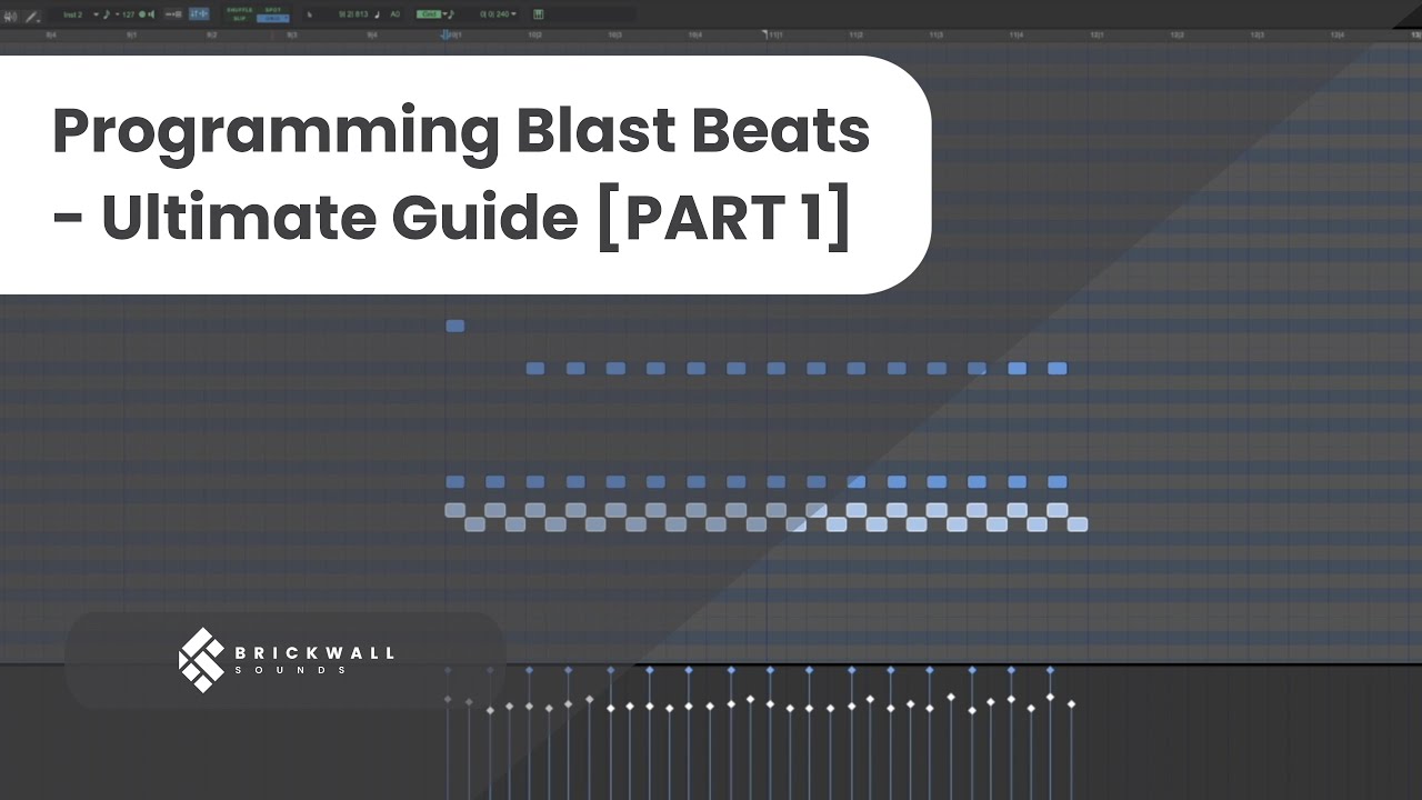 How to Programme Blast Beats with MIDI - PART 1 | Brickwall Sounds - YouTube