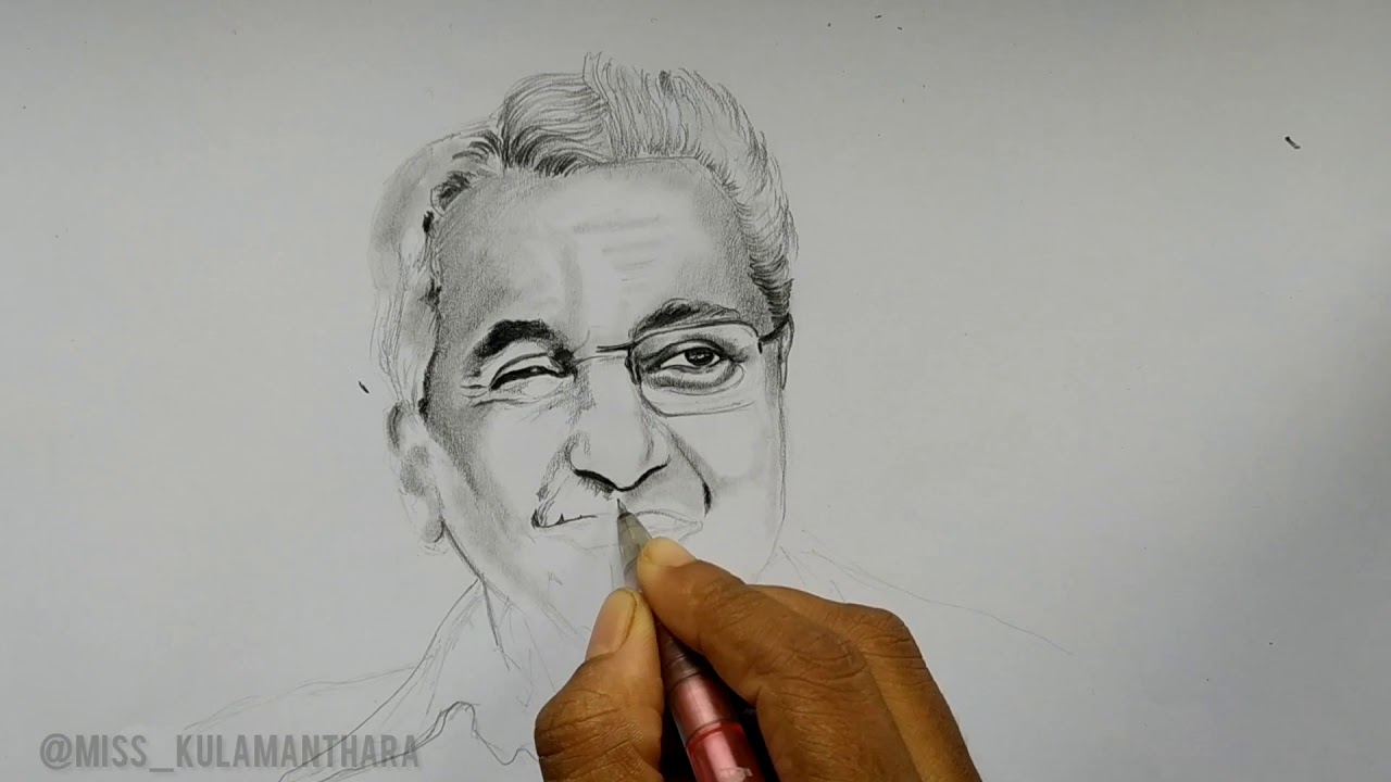 Who's the BEST? Drawing CM. Pinaray Vijayan and EX.CM. Umman Chandy ...