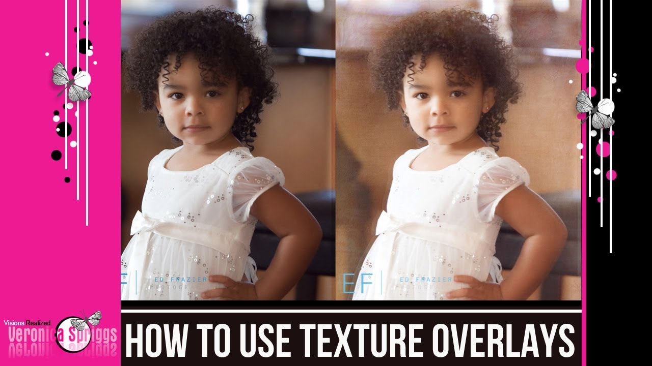 How To Use Texture Overlays - Photoshop Texture Tutorial - Working With ...