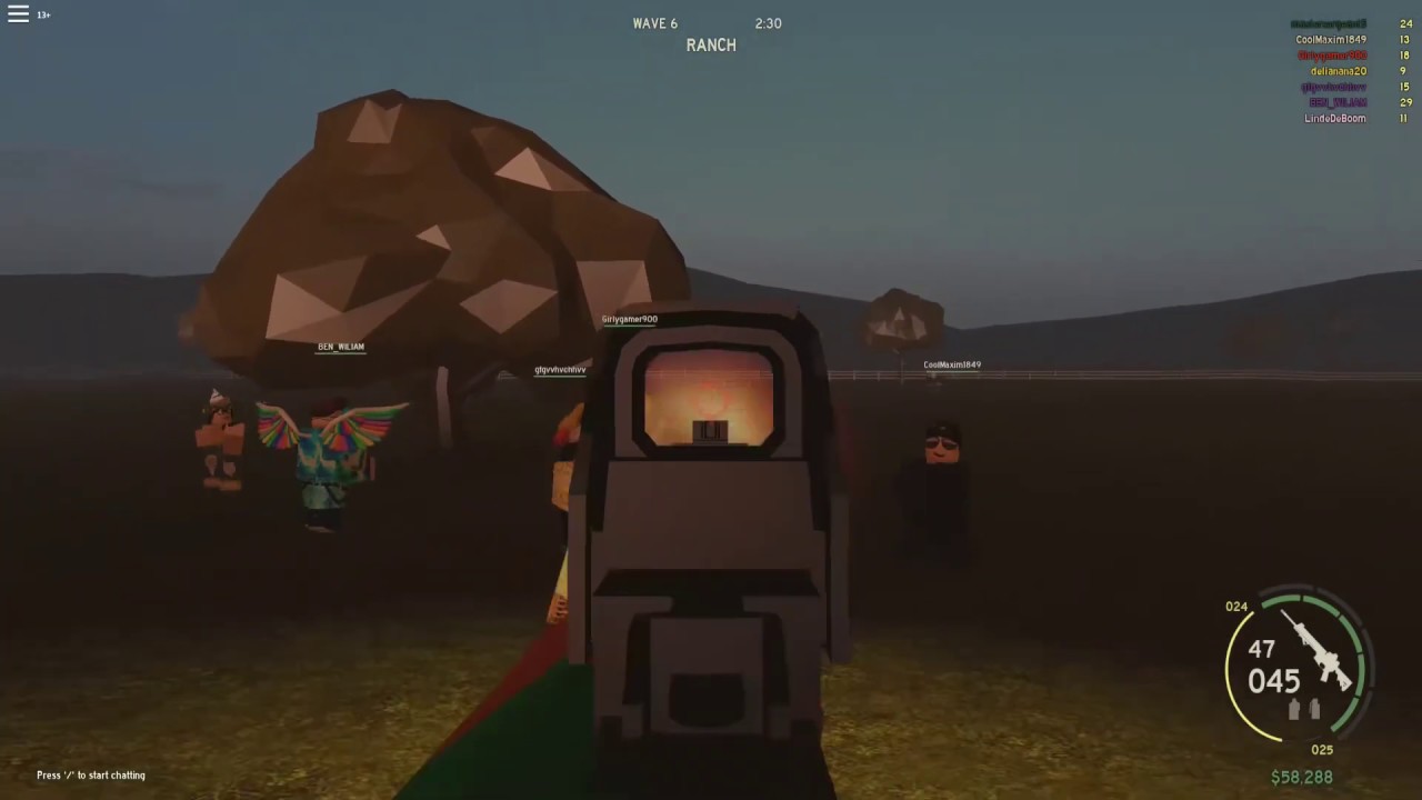 [Roblox] Those Who Remain, AR-57 Gameplay | Map = Ranch - YouTube