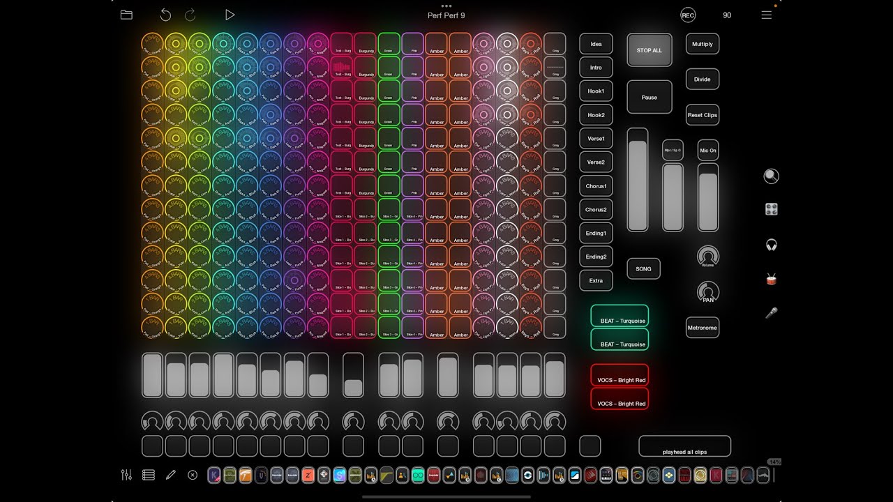 Loopy Pro Template teaser Part I - No speaking, only recorded screen ...
