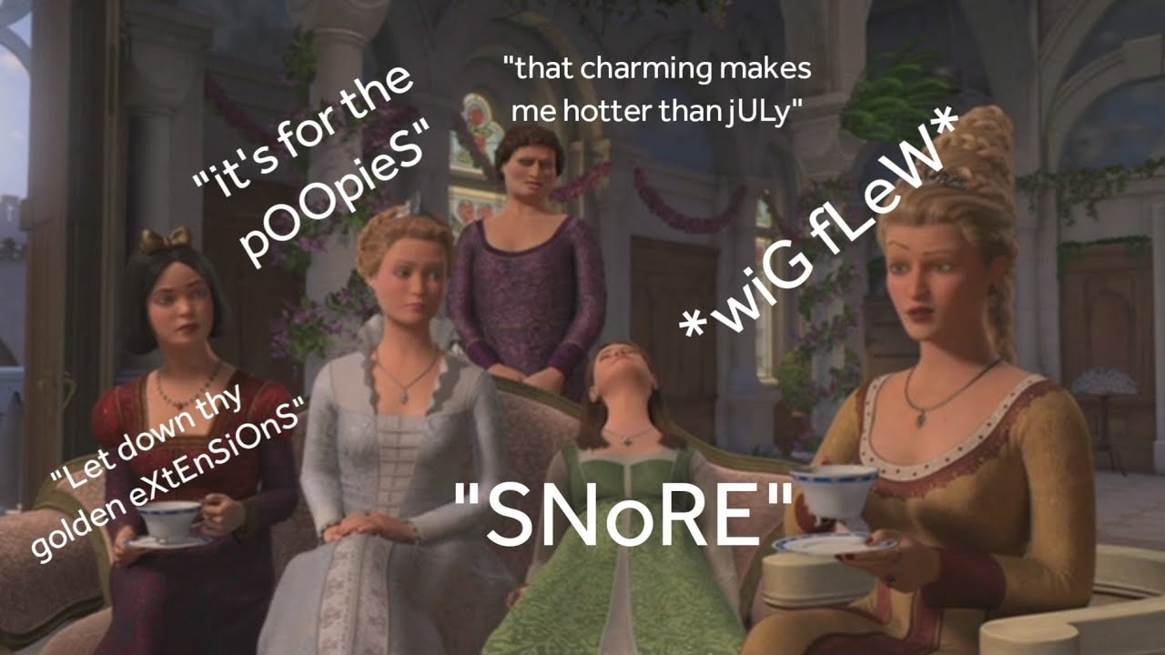 The Princesses carrying Shrek The Third for almost 7 minutes straight 👑 ...