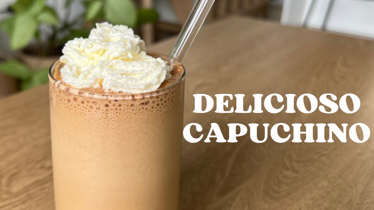 EL MÁS DELICIOSO CAPUCHINO FRÍO CASERO EN MINUTOS! REFRESCANTE Y CON ...