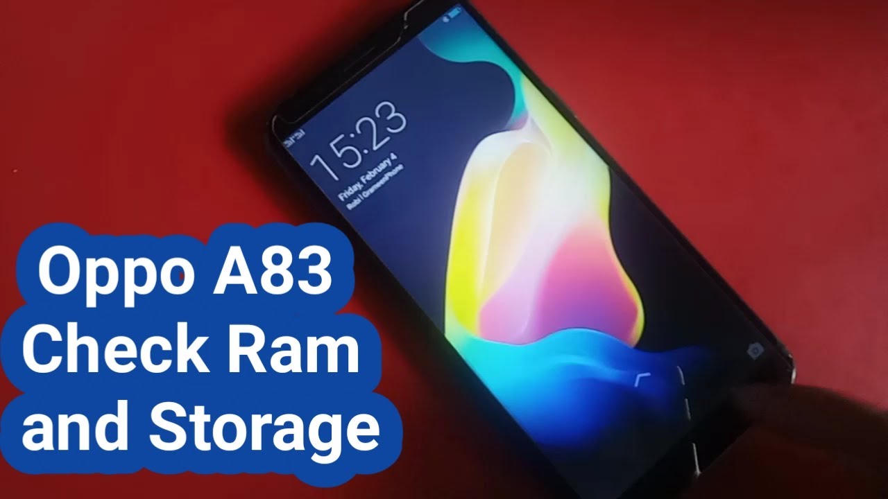 Oppo A83 check Ram and storage - YouTube