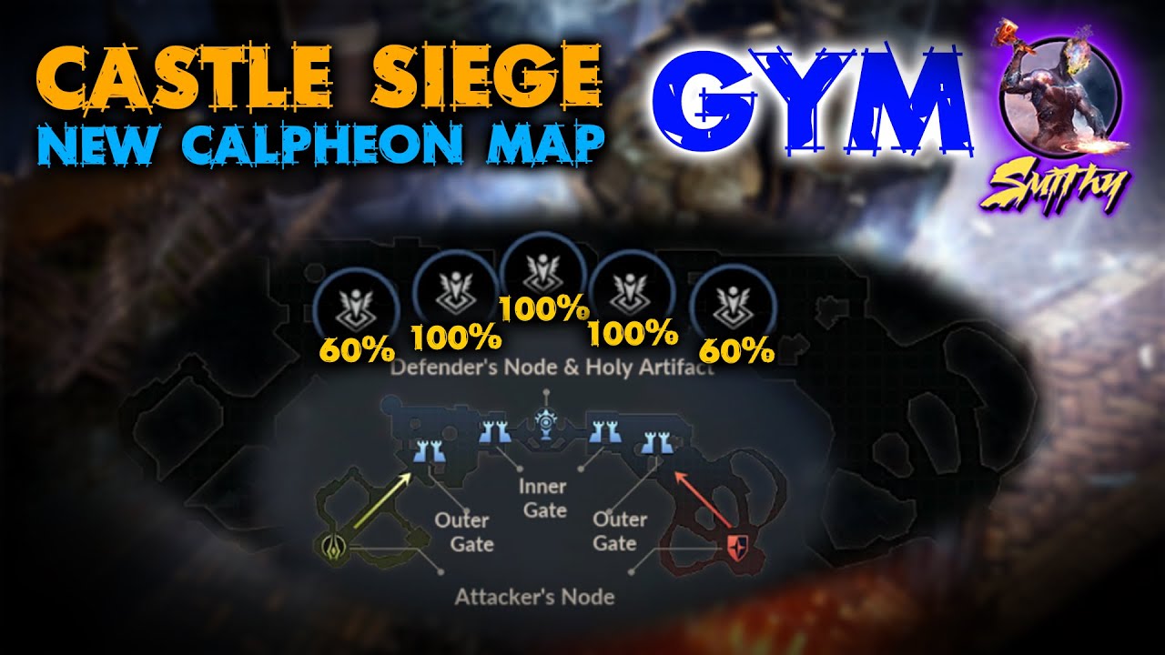 ⚔️[SIEGE] NEW CALPHEON CASTLE MAP - EASY DEF - Black Desert Mobile Global - YouTube