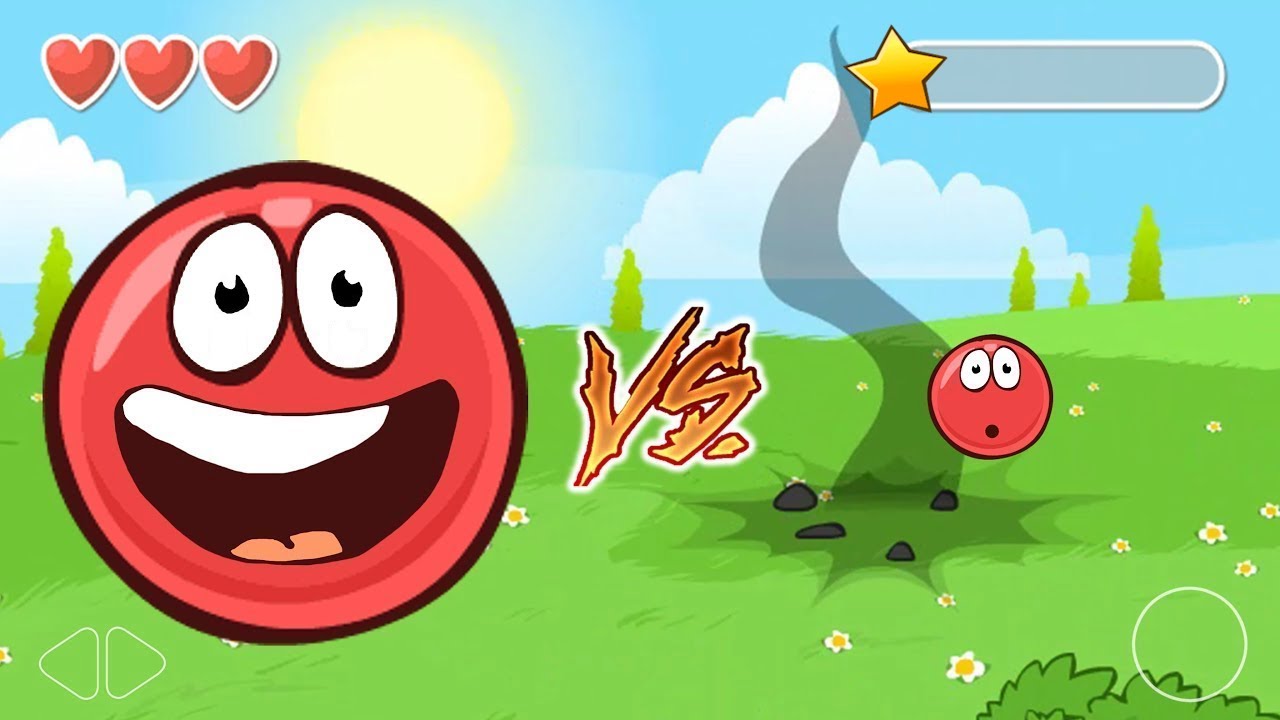 Red Ball 4 - Giant Red Ball - Tiny Red Ball - Green Hills - Desert ...