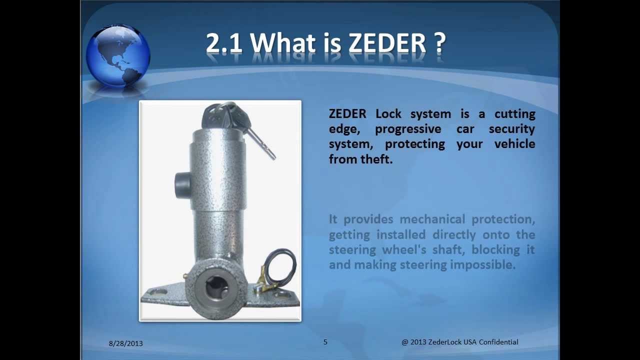 ZEDER LOCK USA - YouTube