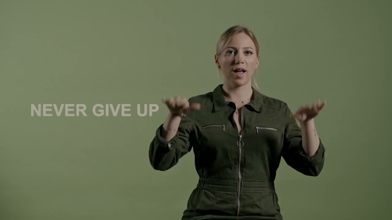 Never Give Up | ASL Basics | American Sign Language for Beginners - YouTube