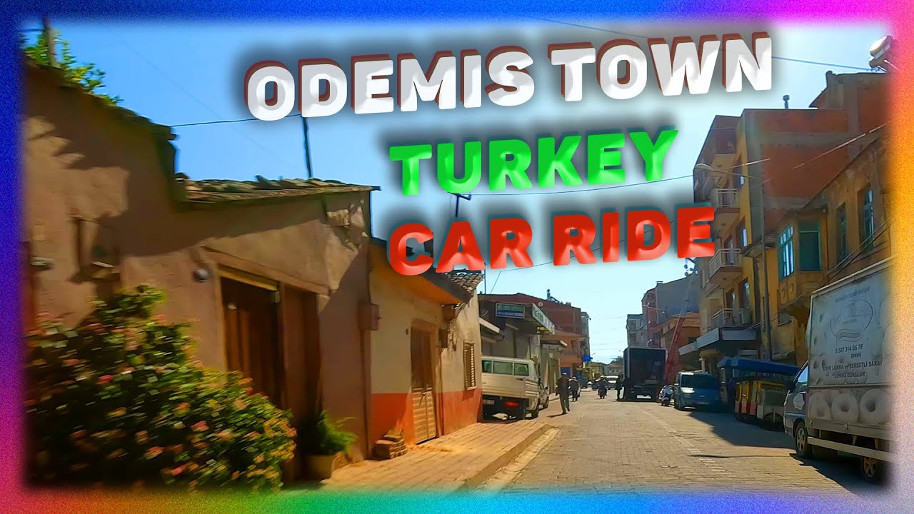 Auto Walk Through The Odemis Town. Izmir. Turkey. Travel By Car. - YouTube