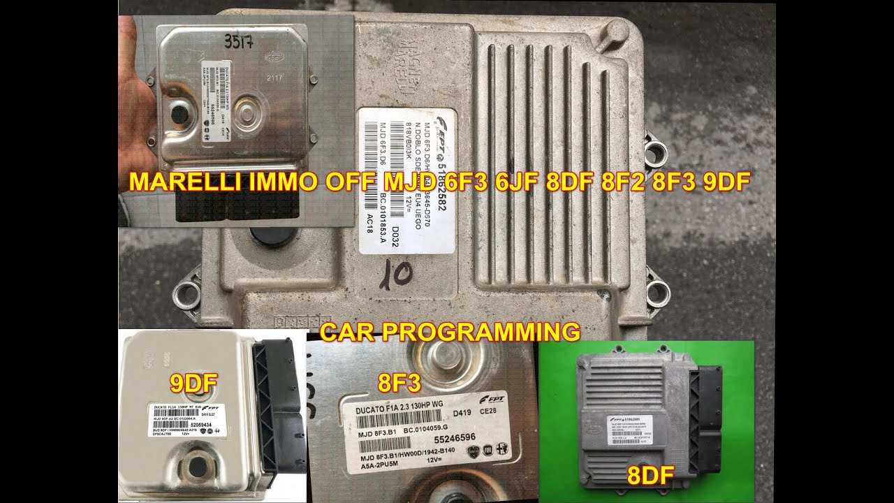 MARELLI IMMO OFF MJD 6F3 6JF 8DF 8F2 8F3 9DF - YouTube