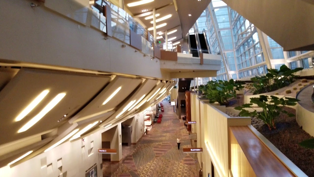 Aria Las Vegas convention center walkway - YouTube