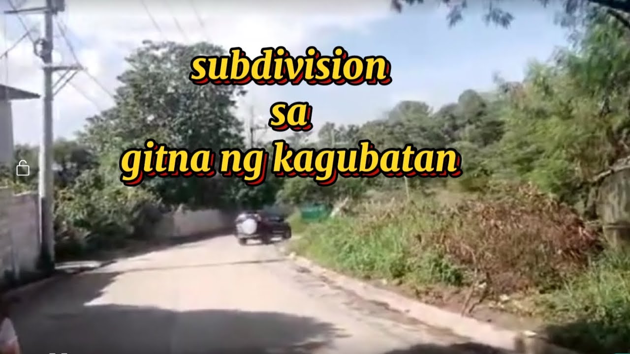 subdivision sa gitna ng kagubatan - YouTube